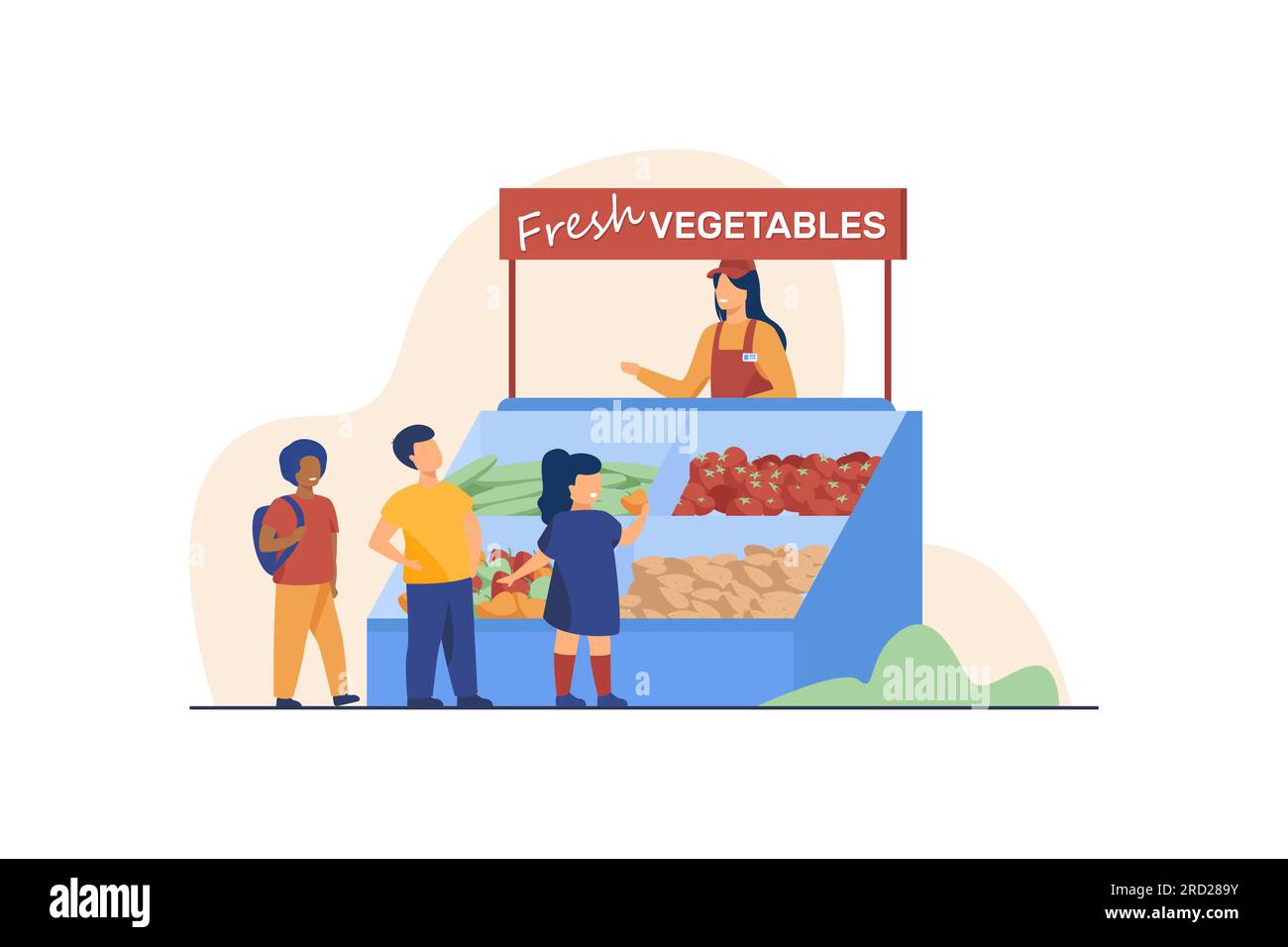 Children choosing Stock Vector Images - Alamy