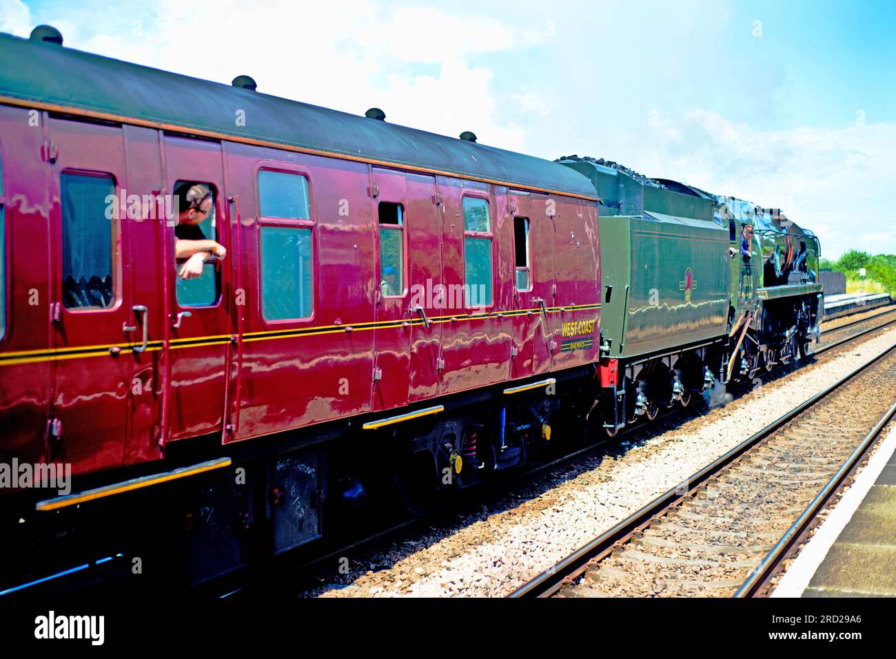Merchany navy class steam locomotive hi-res stock photography and ...