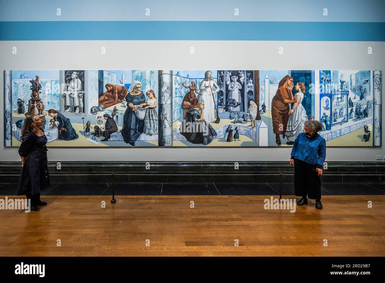 London, UK. 18th July, 2023. Lizzie Perrotte and Ailsa Bhattacharya ...