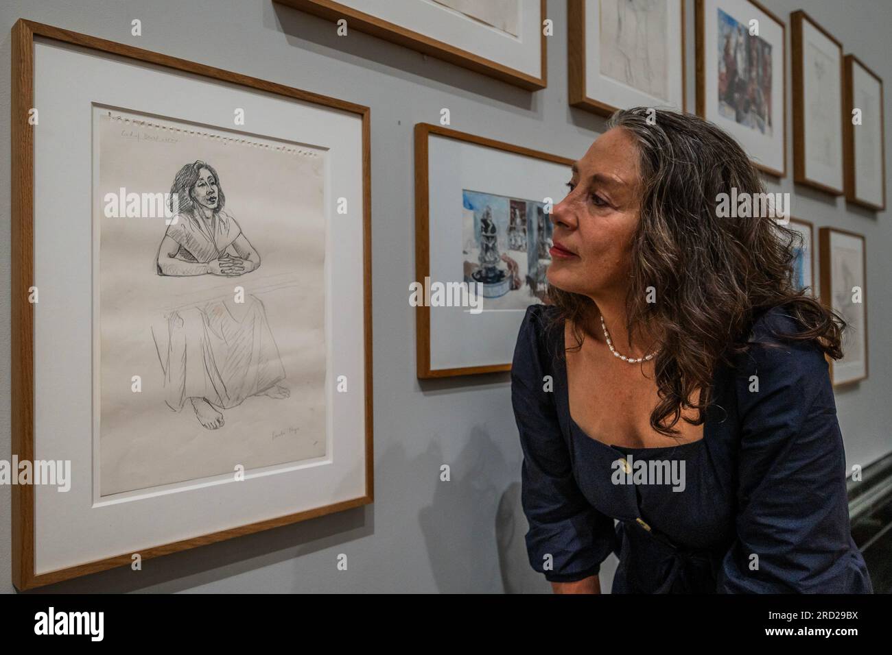 London, UK. 18th July, 2023. Lizzie Perrotte, one of the original muses ...
