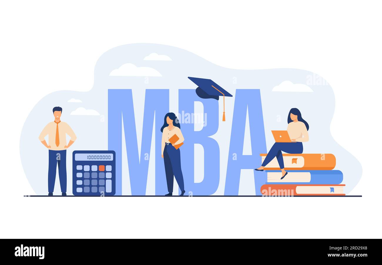 Mba student Stock Vector Images - Alamy