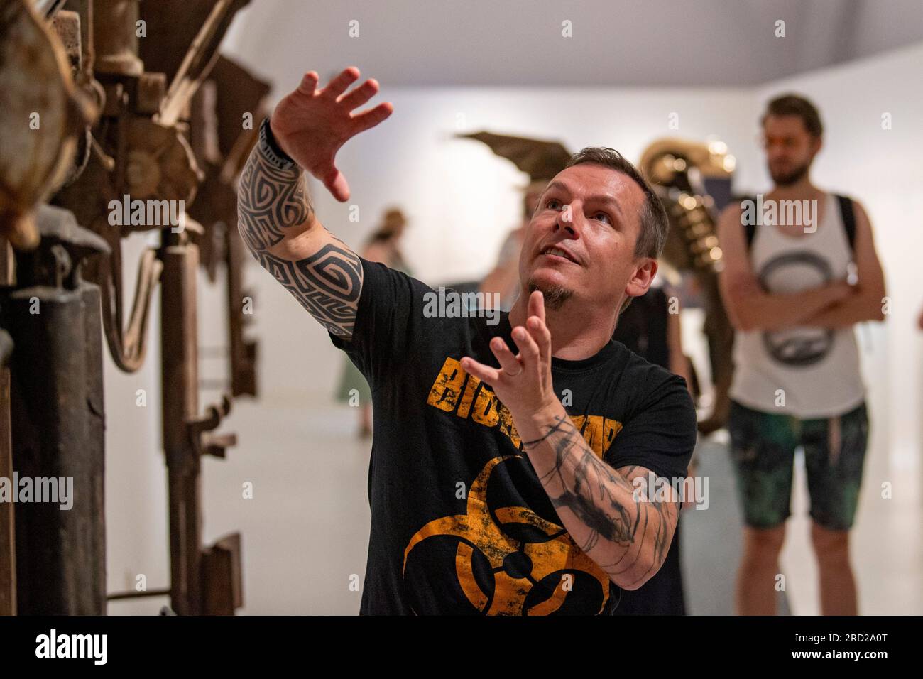 Hluboka Nad Vltavou, Czech Republic. 15th July, 2023. Exhibition ...