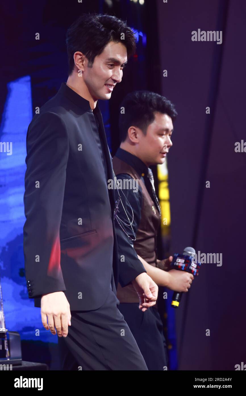 Chinese actor and supermodel Gao Weiguang attends activity in Shanghai ...