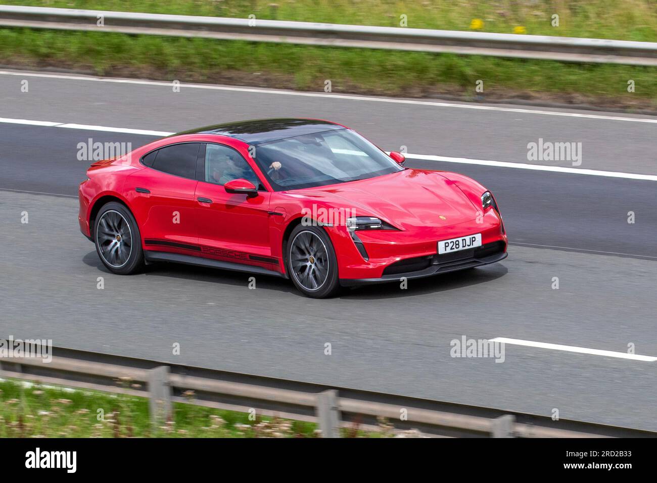 2023 Porsche Taycan 4X2 408PS Overboost 79.2Kwh Electric Auto Red Car ...