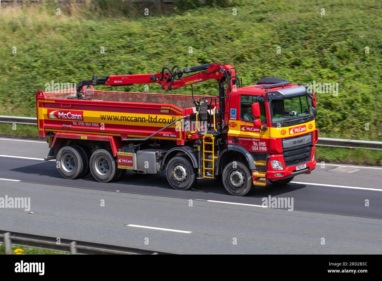 Mccann Light Haulage Limited DAF CF Thompson Truck Dump truck ...