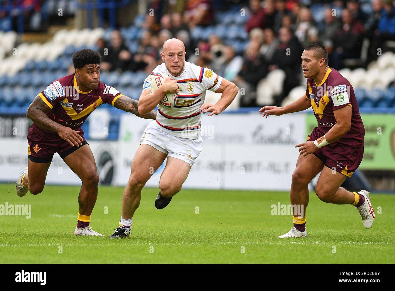 Huddersfield, England - 14th July 2023 - Wakefield Trinity's Lee ... Huddersfield, England - 14th July 2023 - Wakefield Trinity's Lee ...