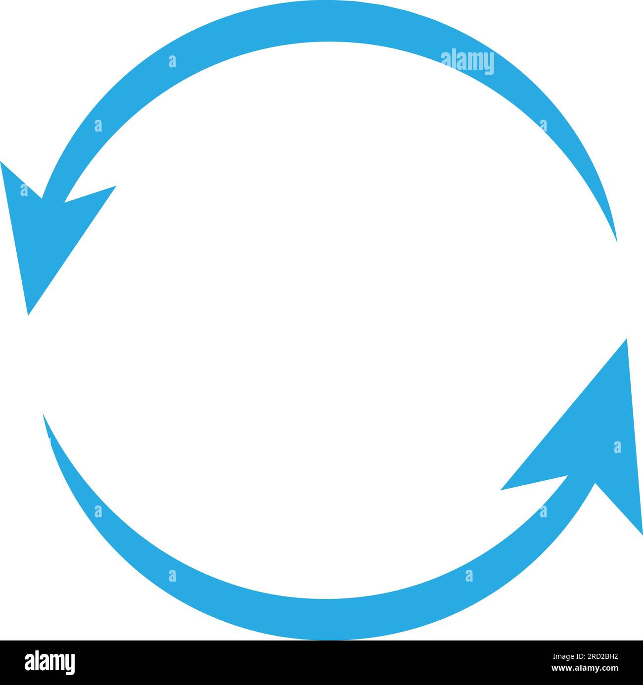 arrow circle icon in a trendy flat style isolated on white background ...