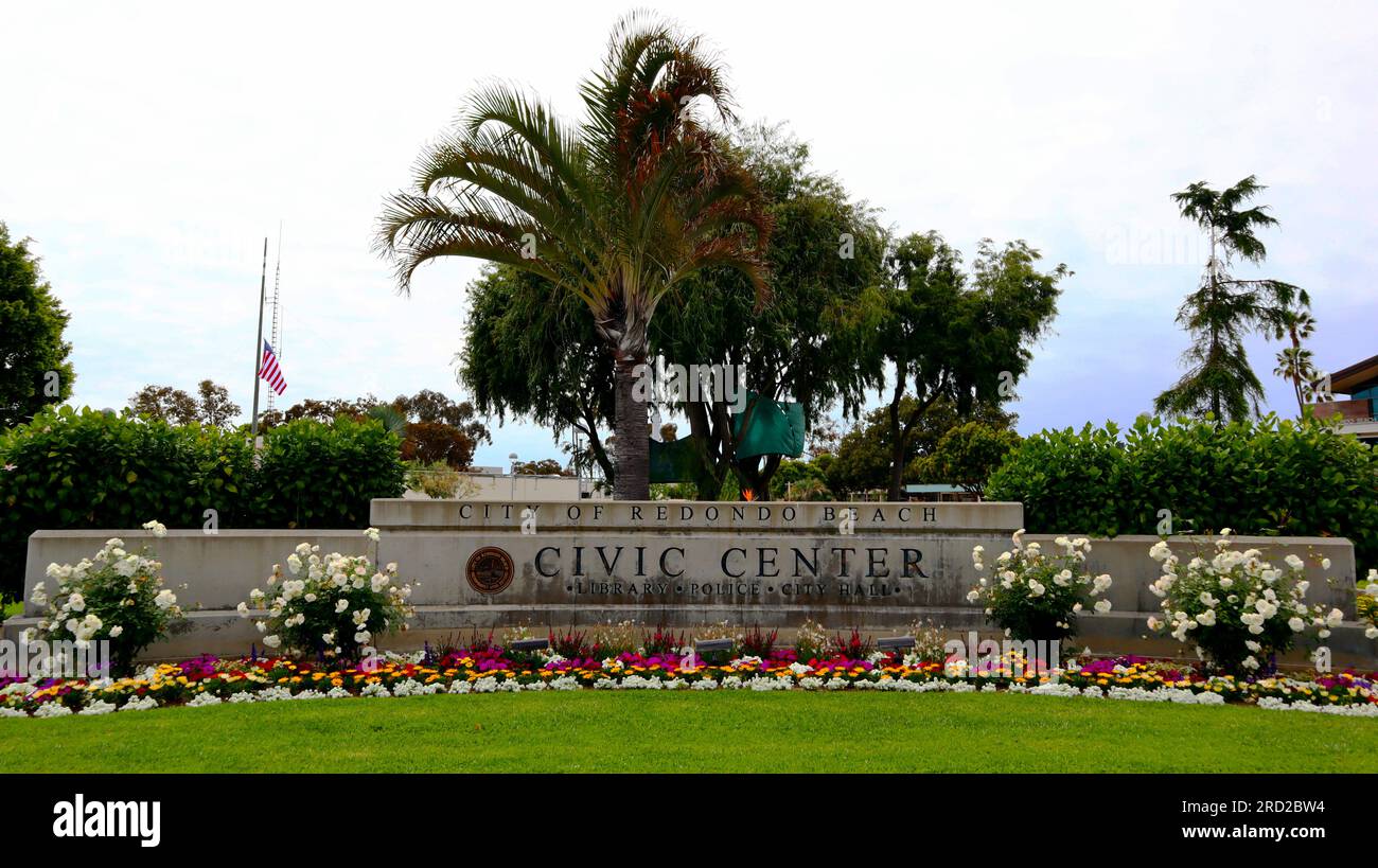 Redondo Beach, California: Redondo Beach Civic Center Stock Photo - Alamy