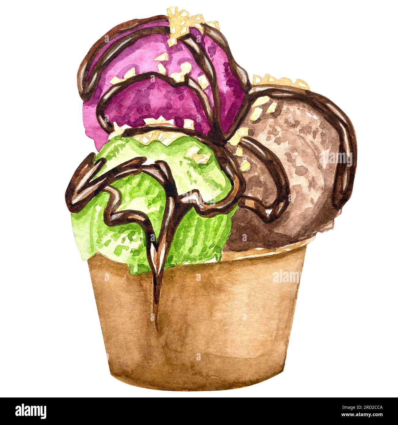 Chocolate Ice Cream Cup Clip Art