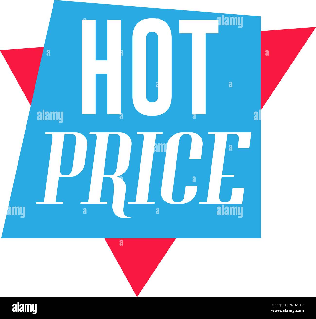 Hot price label on white background, vector illustration Stock Vector ...