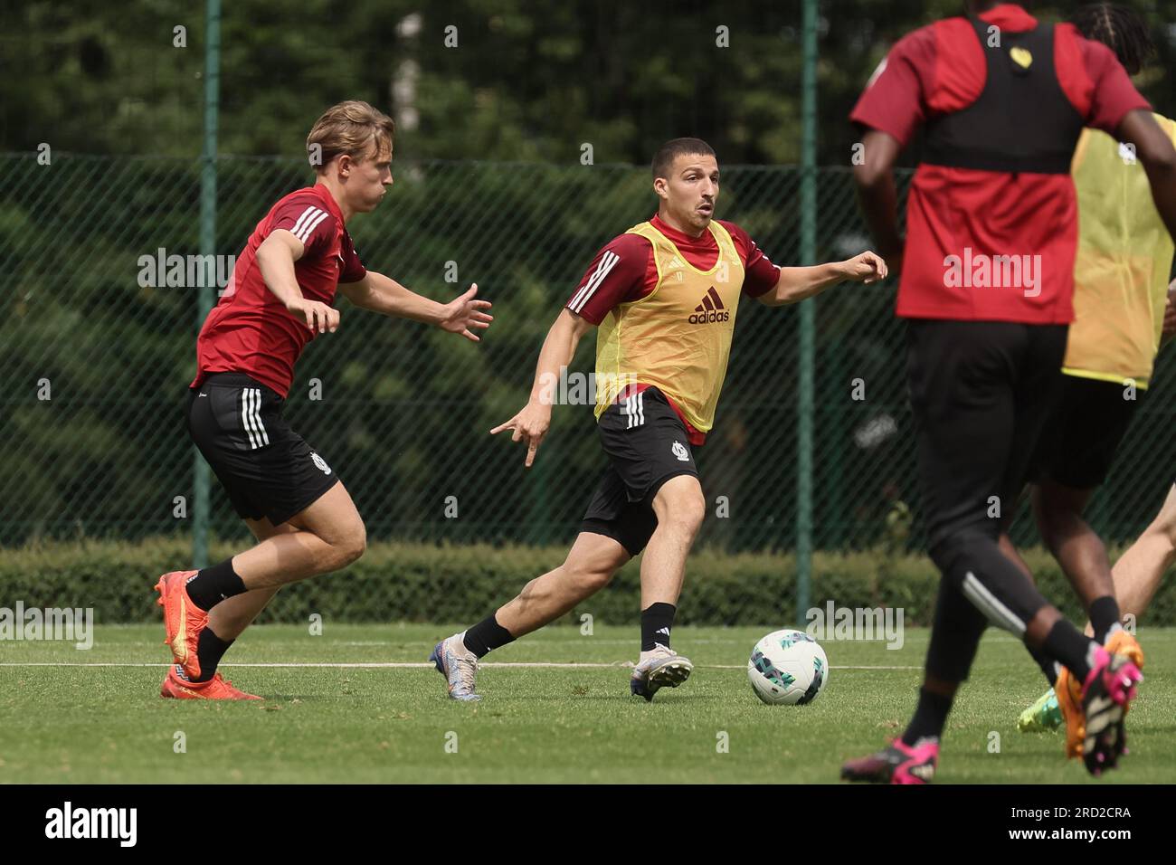 Standard's Osher Davida pictured in action during a training session of ...