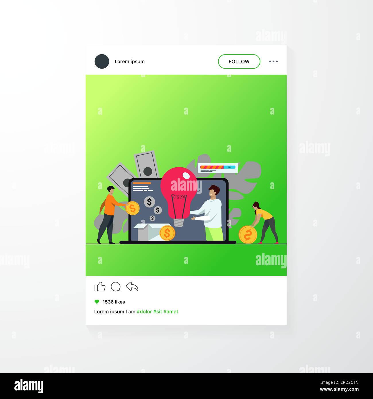 Money strategy investment concept Stock Vector Images - Alamy