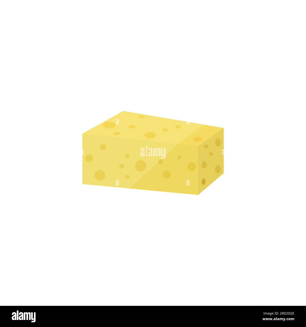 Yellow washing sponge illustration Stock Vector Image & Art - Alamy