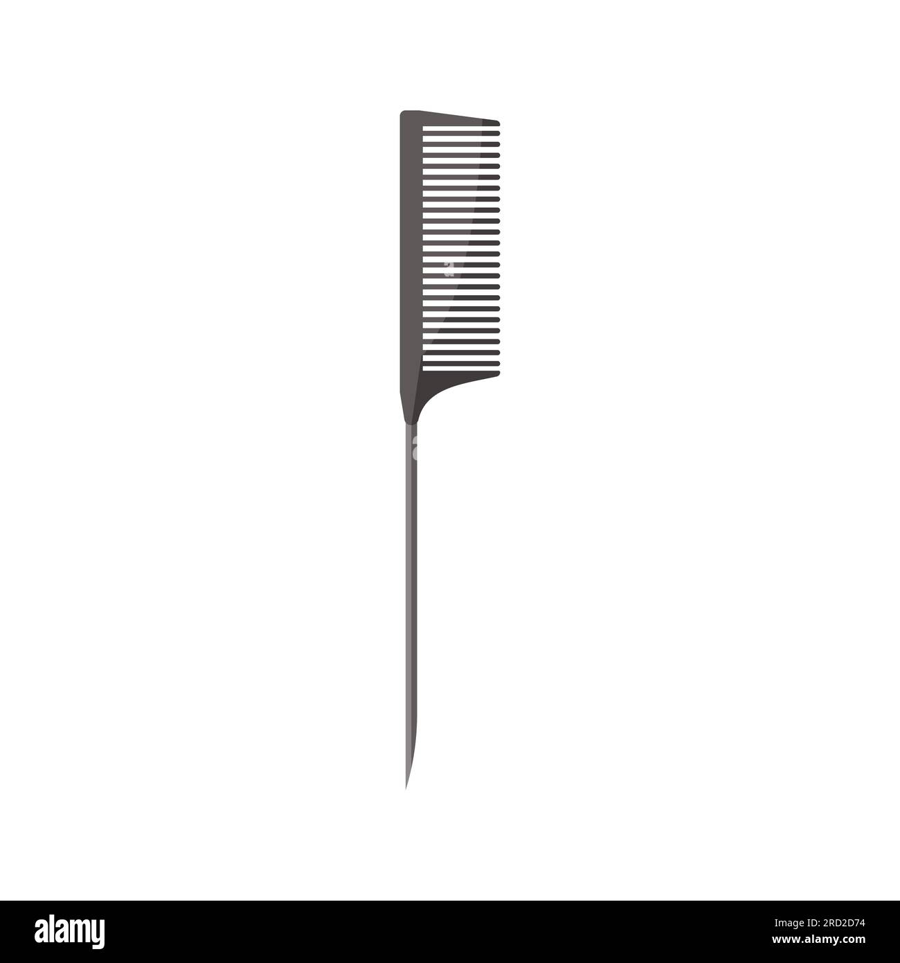 Thin hairdressing brush illustration Stock Vector Images - Alamy
