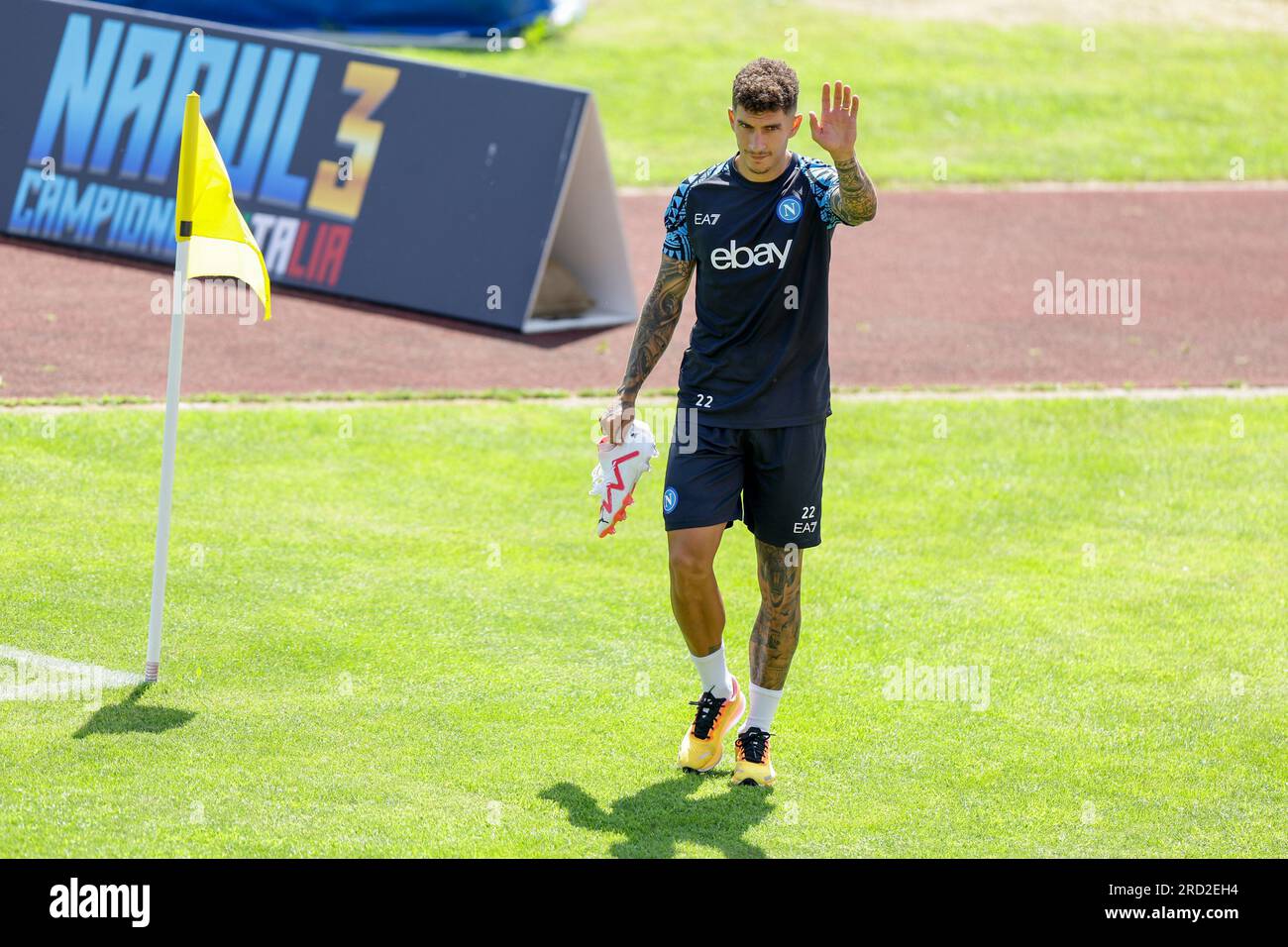 SSC Napoli's Italian defender Giovanni Di Lorenzo during the fifth day ...
