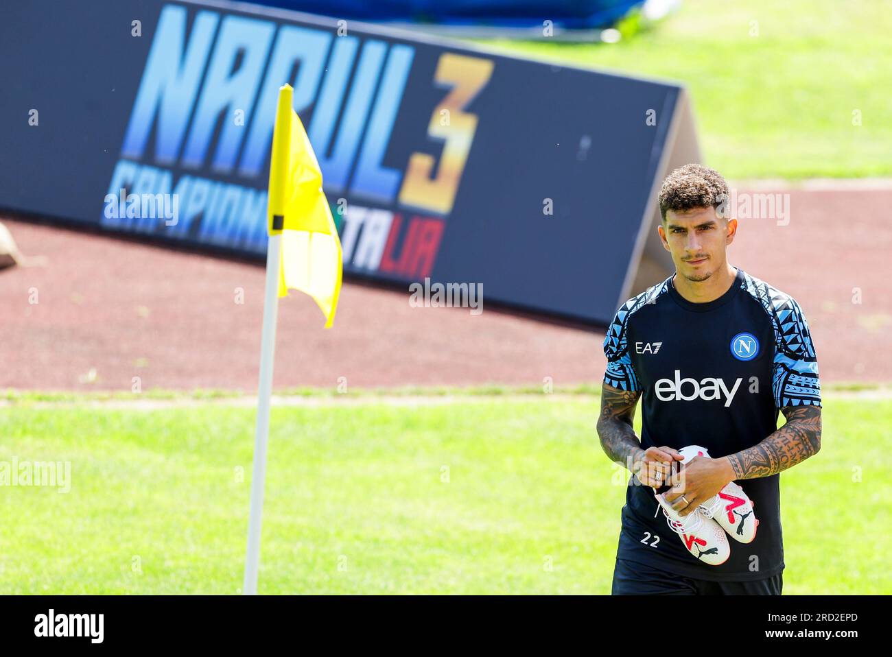 SSC Napoli's Italian defender Giovanni Di Lorenzo during the fifth day ...