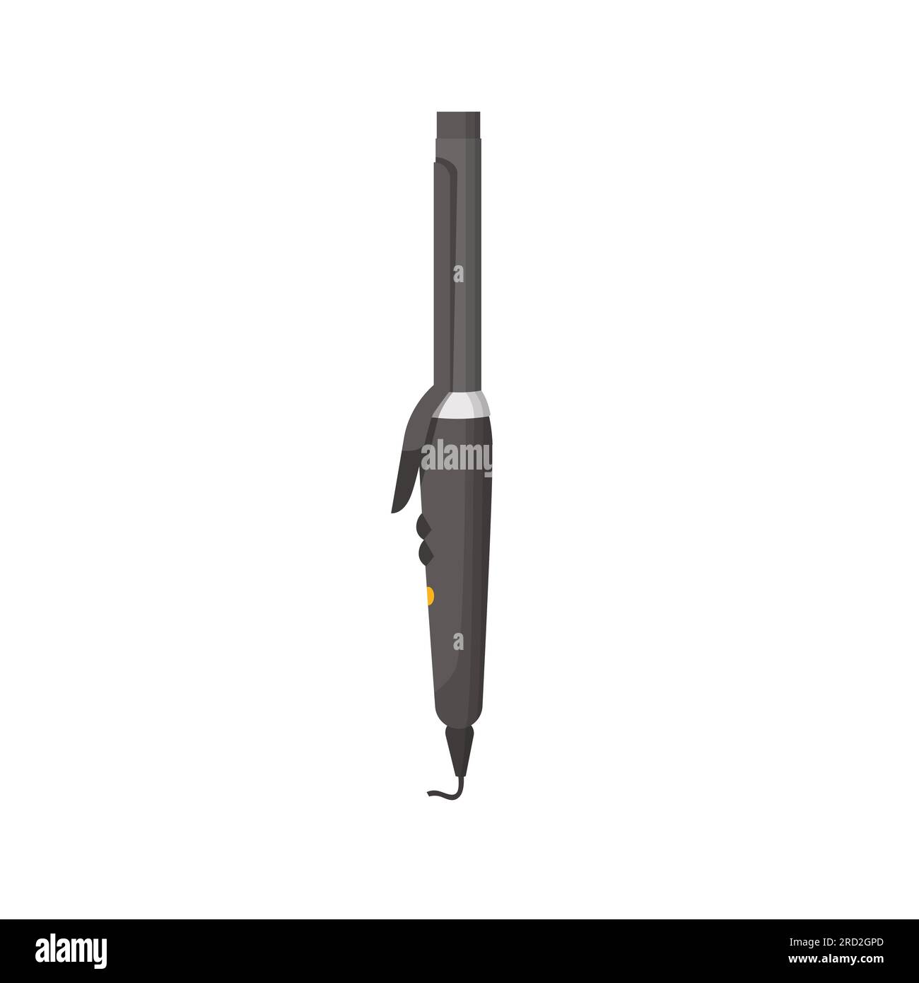 Curling iron illustration Stock Vector Image & Art - Alamy