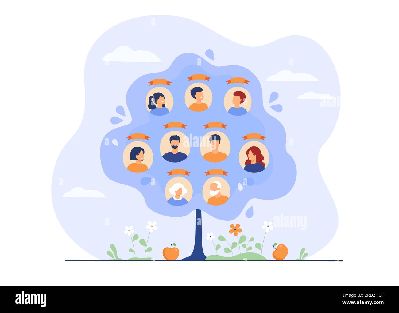 Family tree concept Stock Vector Image & Art - Alamy