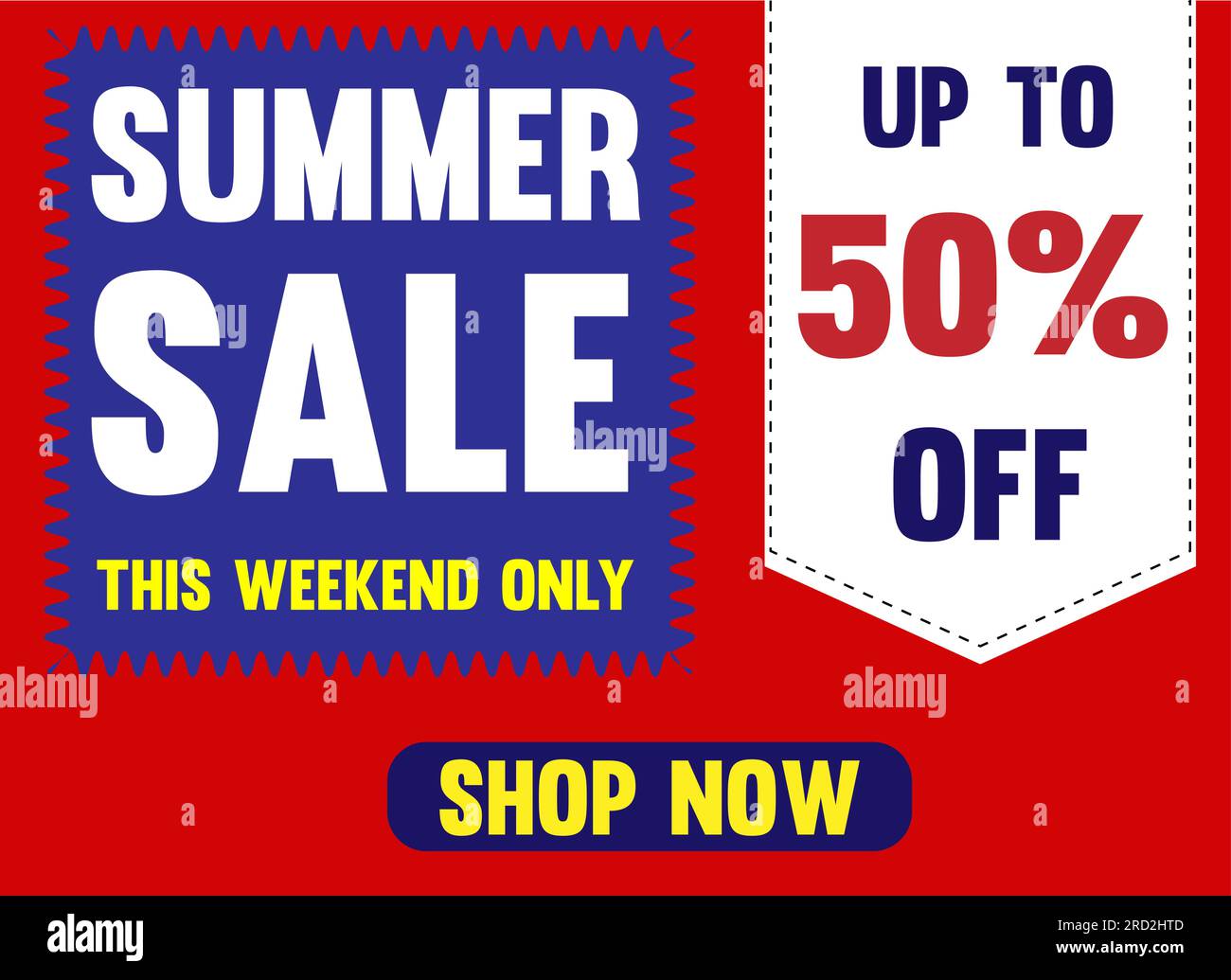 Blue 50% off sale Stock Vector Images - Alamy