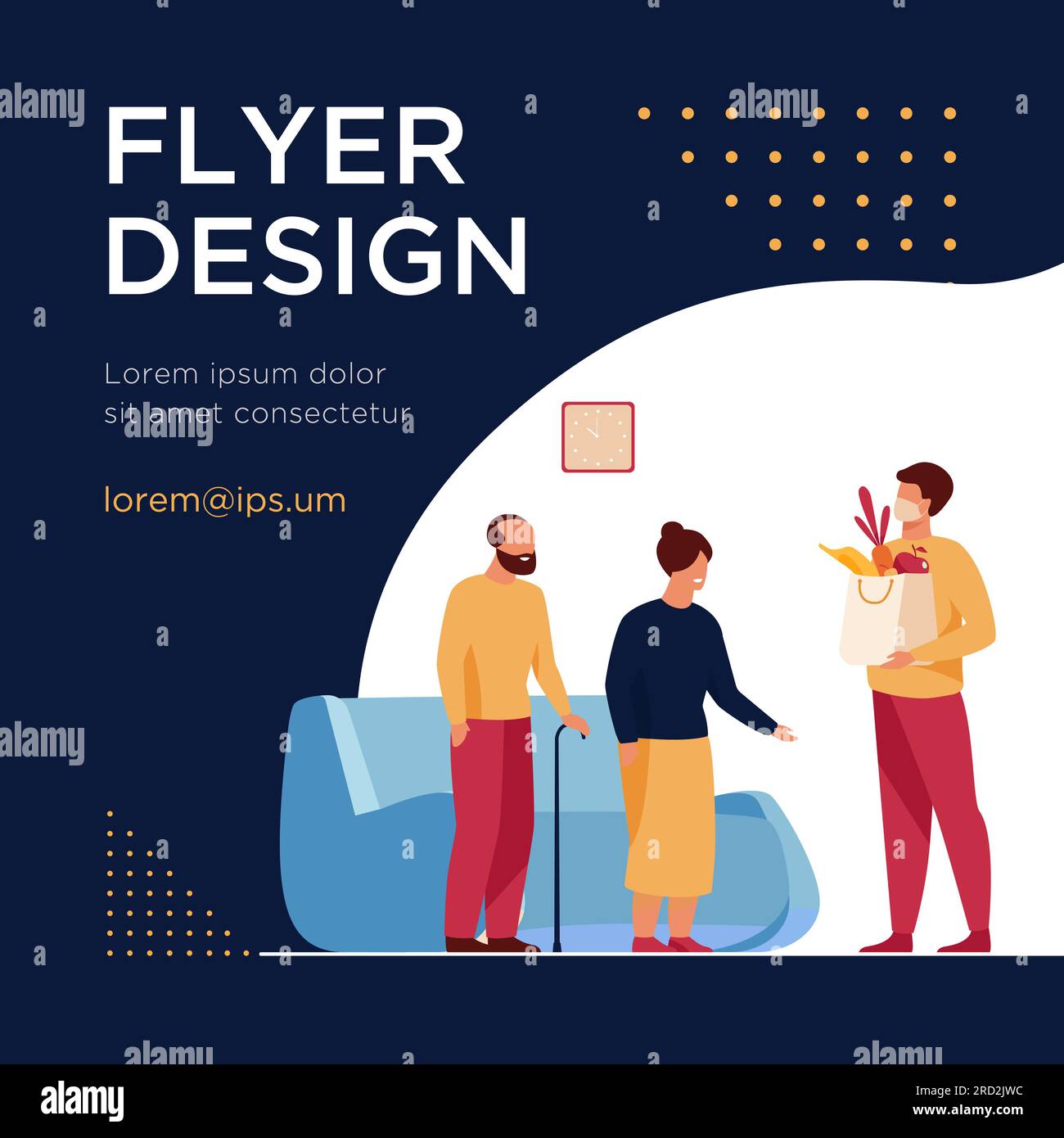 Delivering food parcels hi-res stock photography and images - Alamy