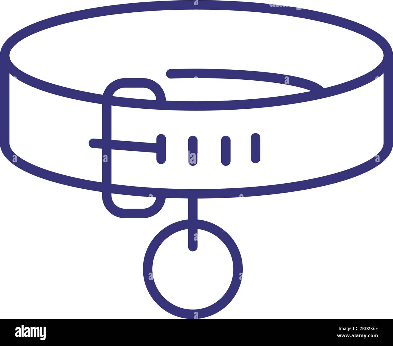 Dog collar isolated monochrome hi-res stock photography and images - Alamy