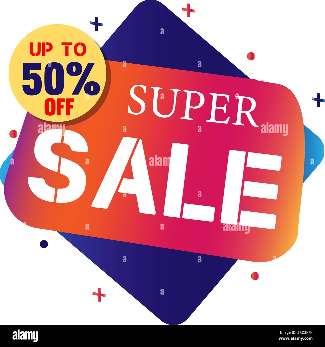 Clearance sale sign 50% Cut Out Stock Images & Pictures - Alamy