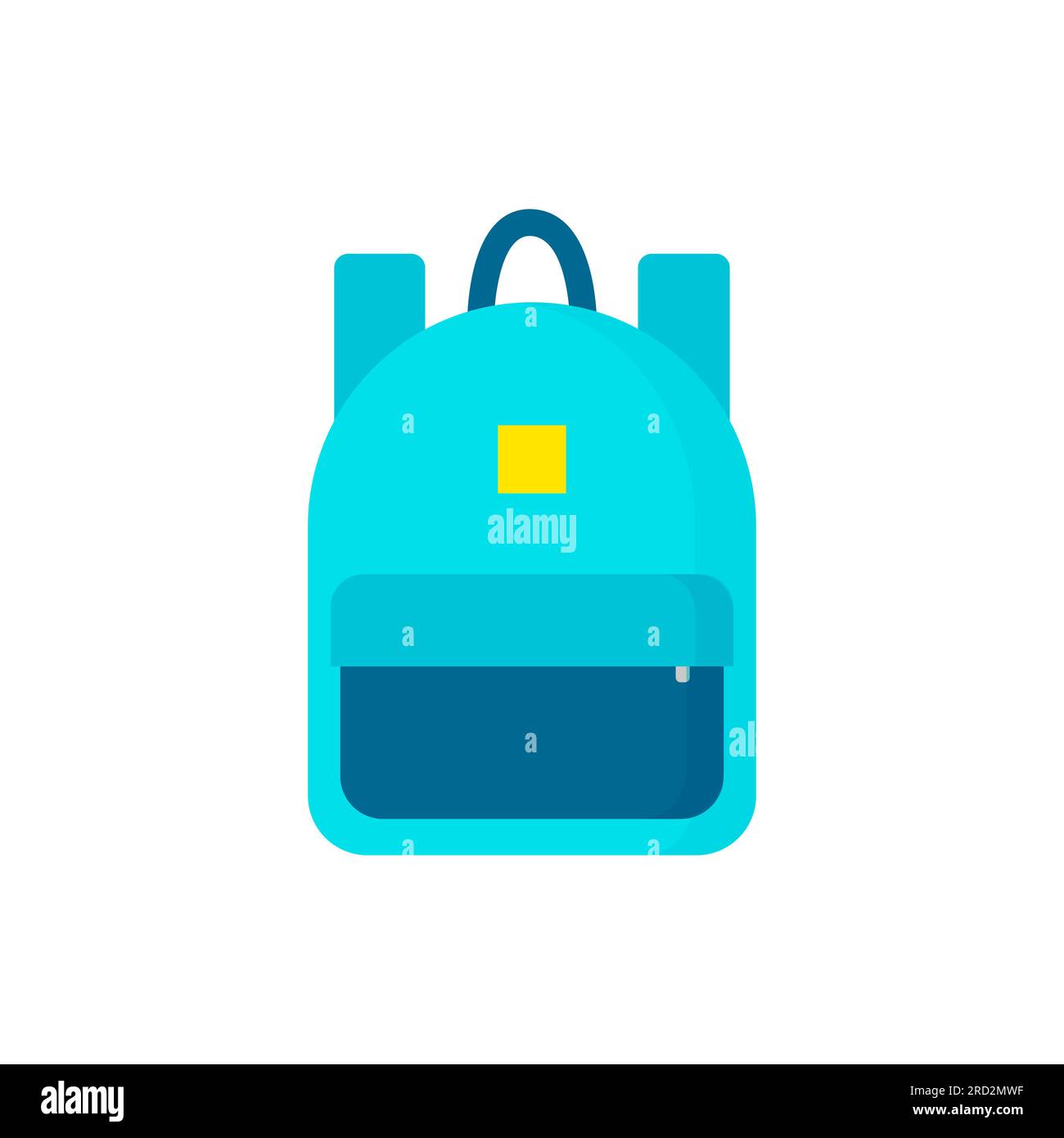 Blue backpack illustration Stock Vector Image & Art - Alamy