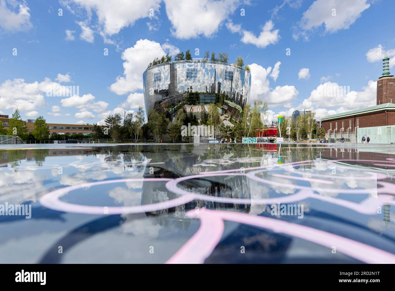 Rotterdam, the Netherlands - 2022-05-24: The Depot of museum Boijmans ...