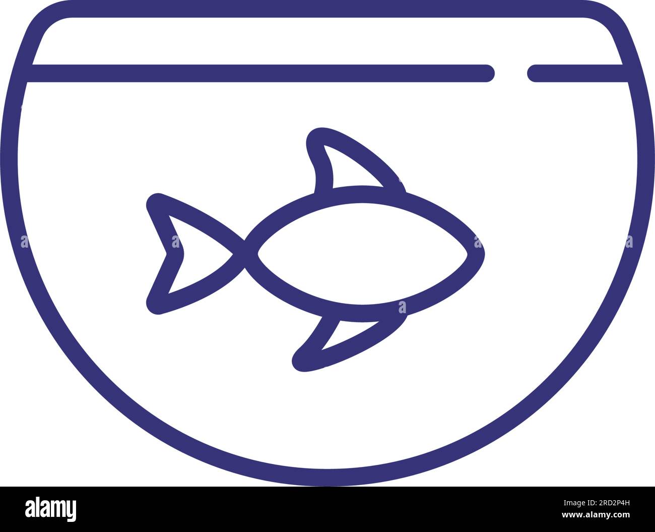 Aquarium line icon Stock Vector Image & Art - Alamy