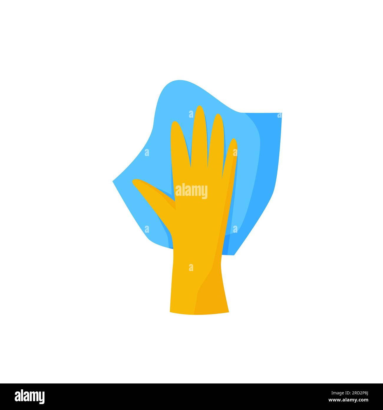 Rubber glove holding Stock Vector Images - Alamy