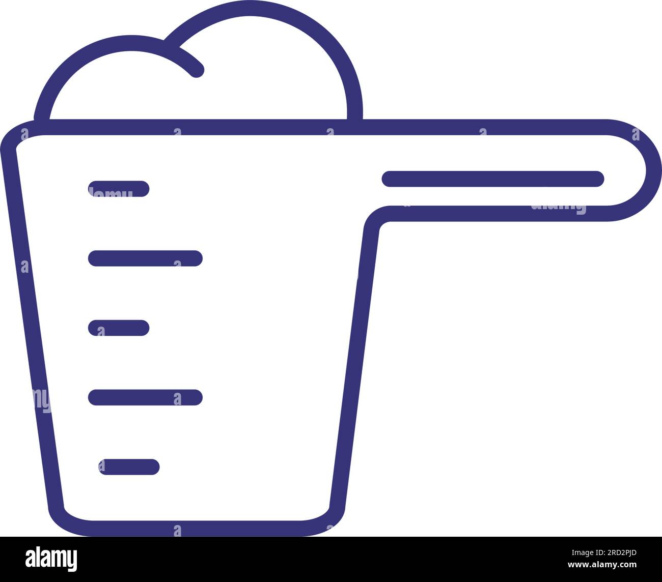 Measuring spoon line icon Stock Vector Image & Art - Alamy