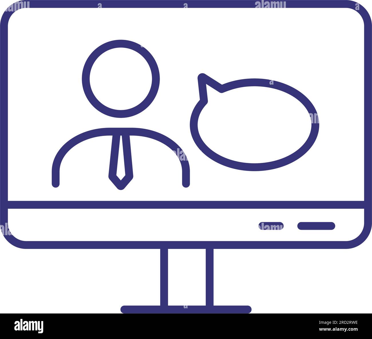 Online job position icon Cut Out Stock Images & Pictures - Alamy