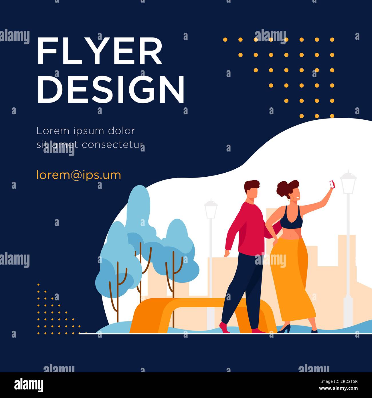 Young smiling woman man Stock Vector Images - Alamy