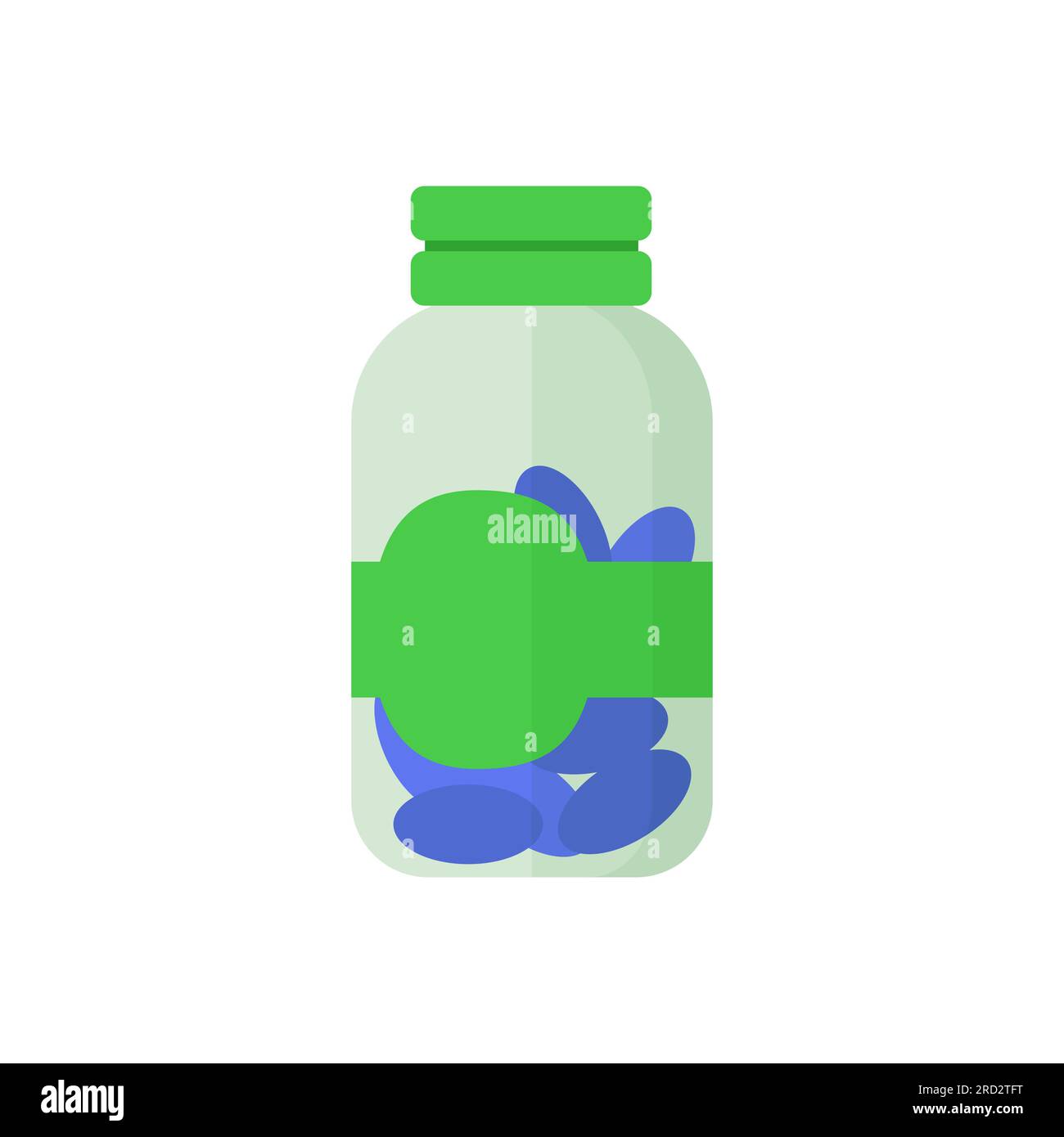Green pill icon cartoon Cut Out Stock Images & Pictures - Alamy