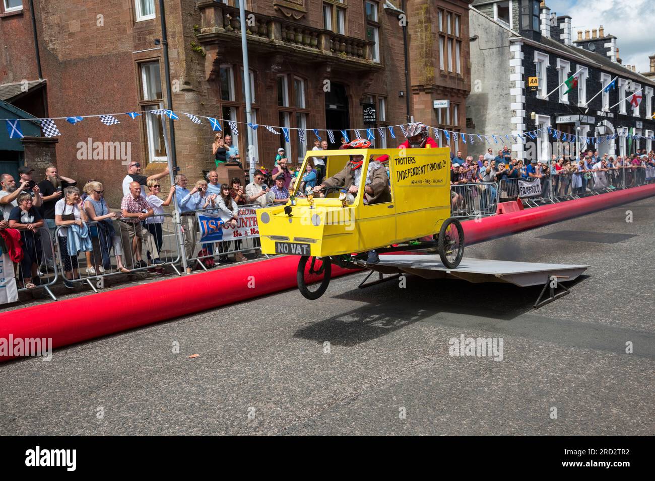 Soap box derby, Castle Douglas, Dumfries & Galloway, Scotland Stock ...