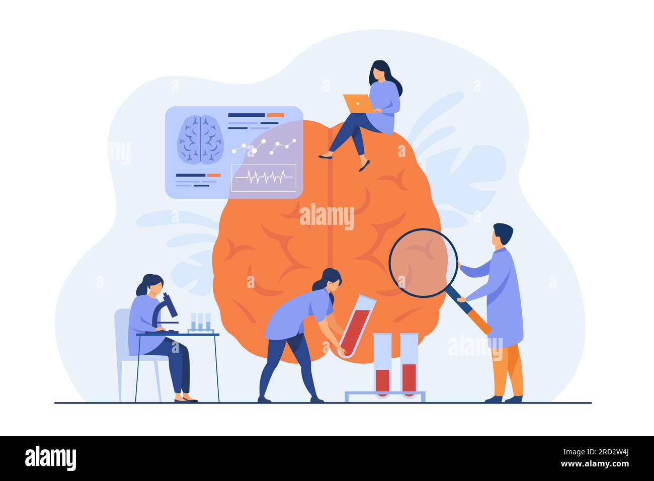 Human brain sample Stock Vector Images - Alamy