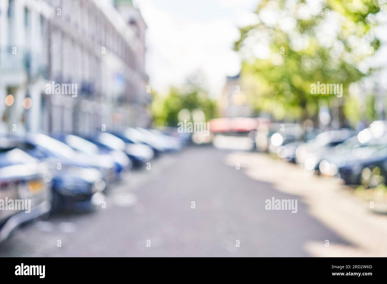 Blurred background of street Stock Photo - Alamy