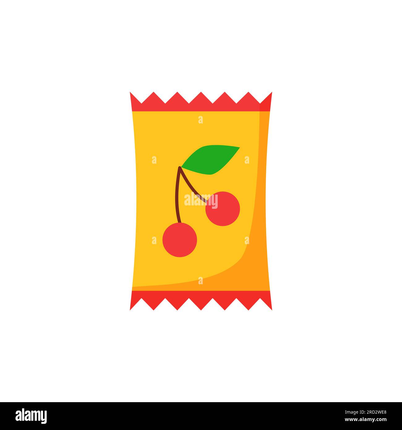 Cherry sweets pack illustration Stock Vector Image & Art - Alamy