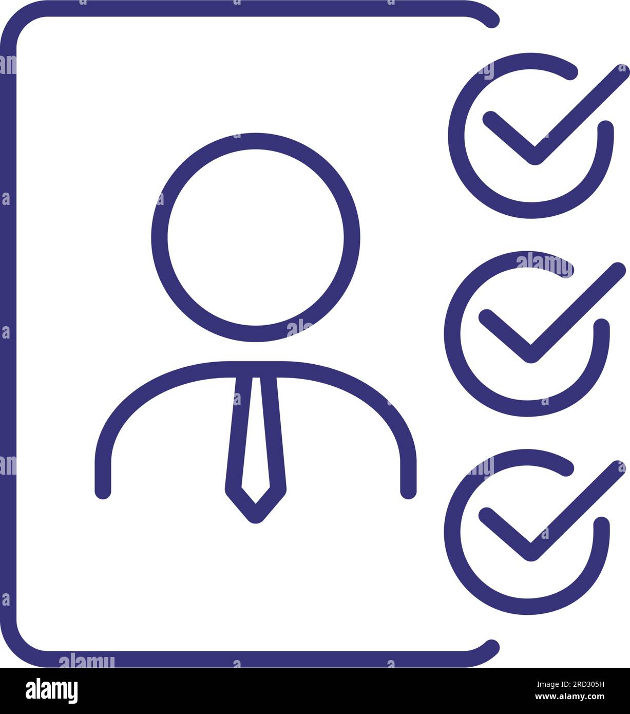 Best candidate line icon Stock Vector Image & Art - Alamy