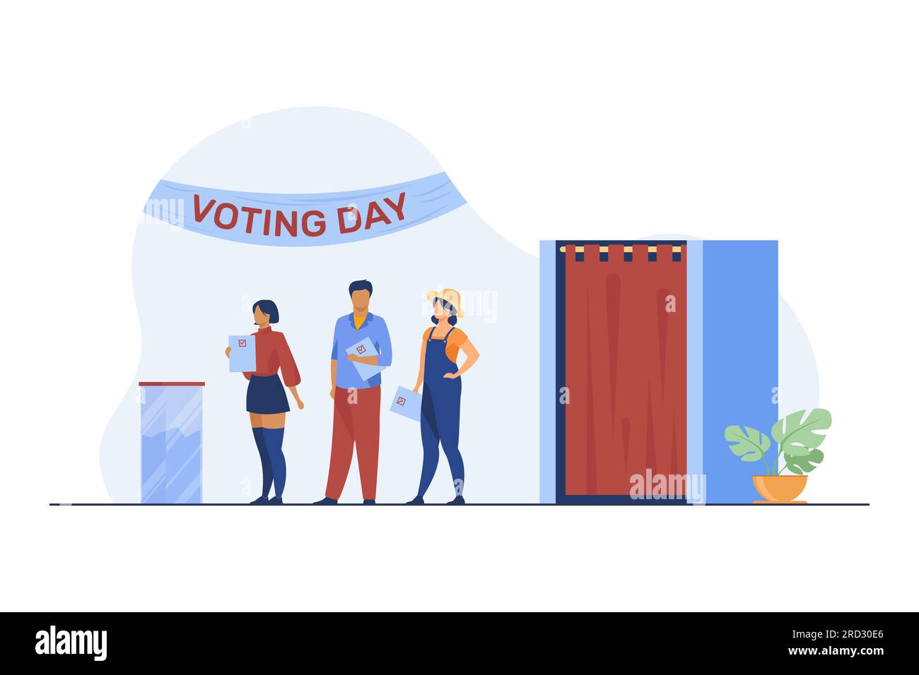 Queue paper Stock Vector Images - Alamy