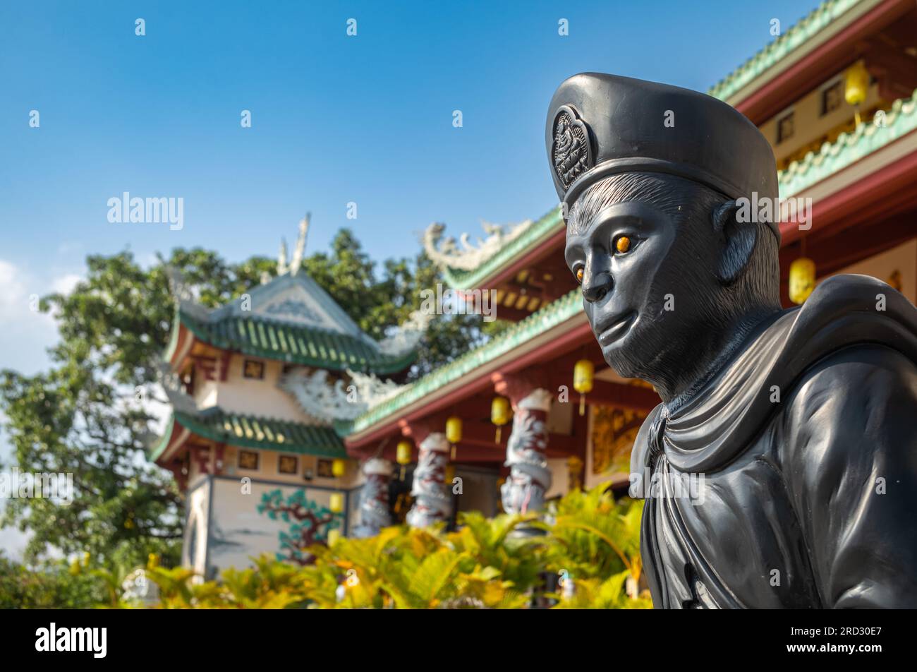 A statue of the Monkey King, or Sun Wukong, at Ling Ung Bai Buc ...