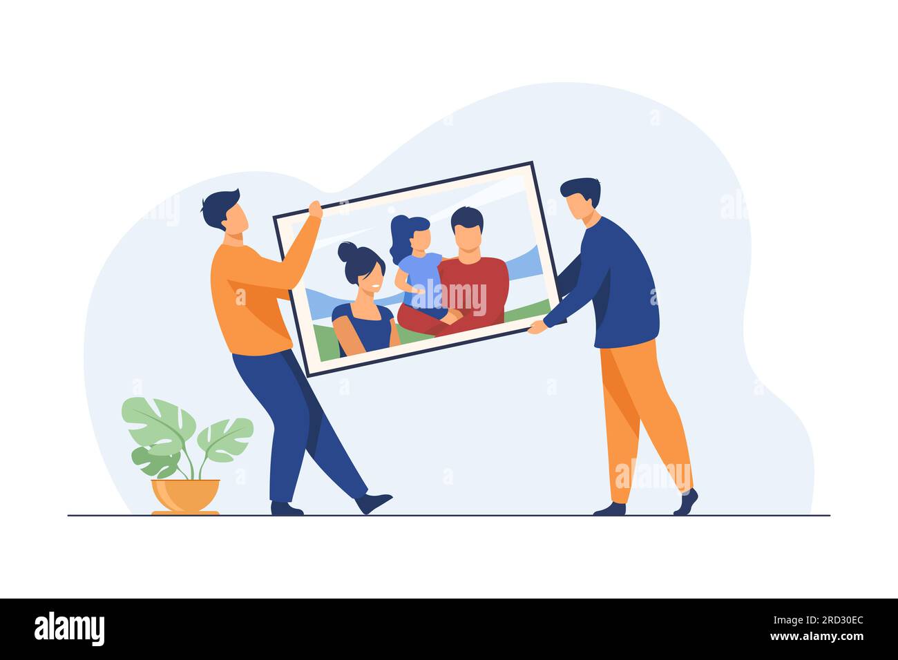 Portrait big family Cut Out Stock Images & Pictures - Alamy