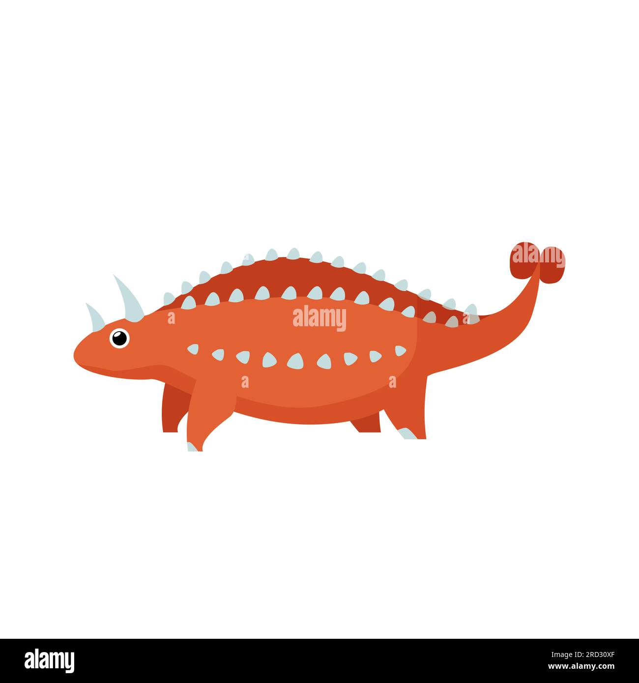Red dinosaur illustration Stock Vector Image & Art - Alamy