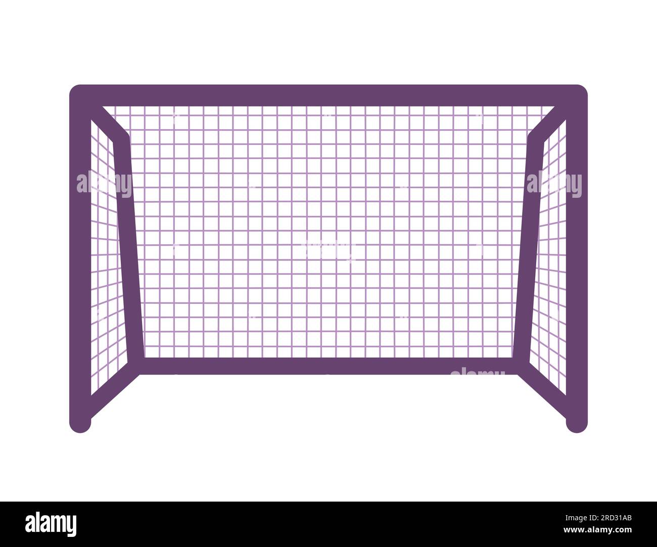 Football gate semi flat colour vector object Stock Vector Image & Art ...