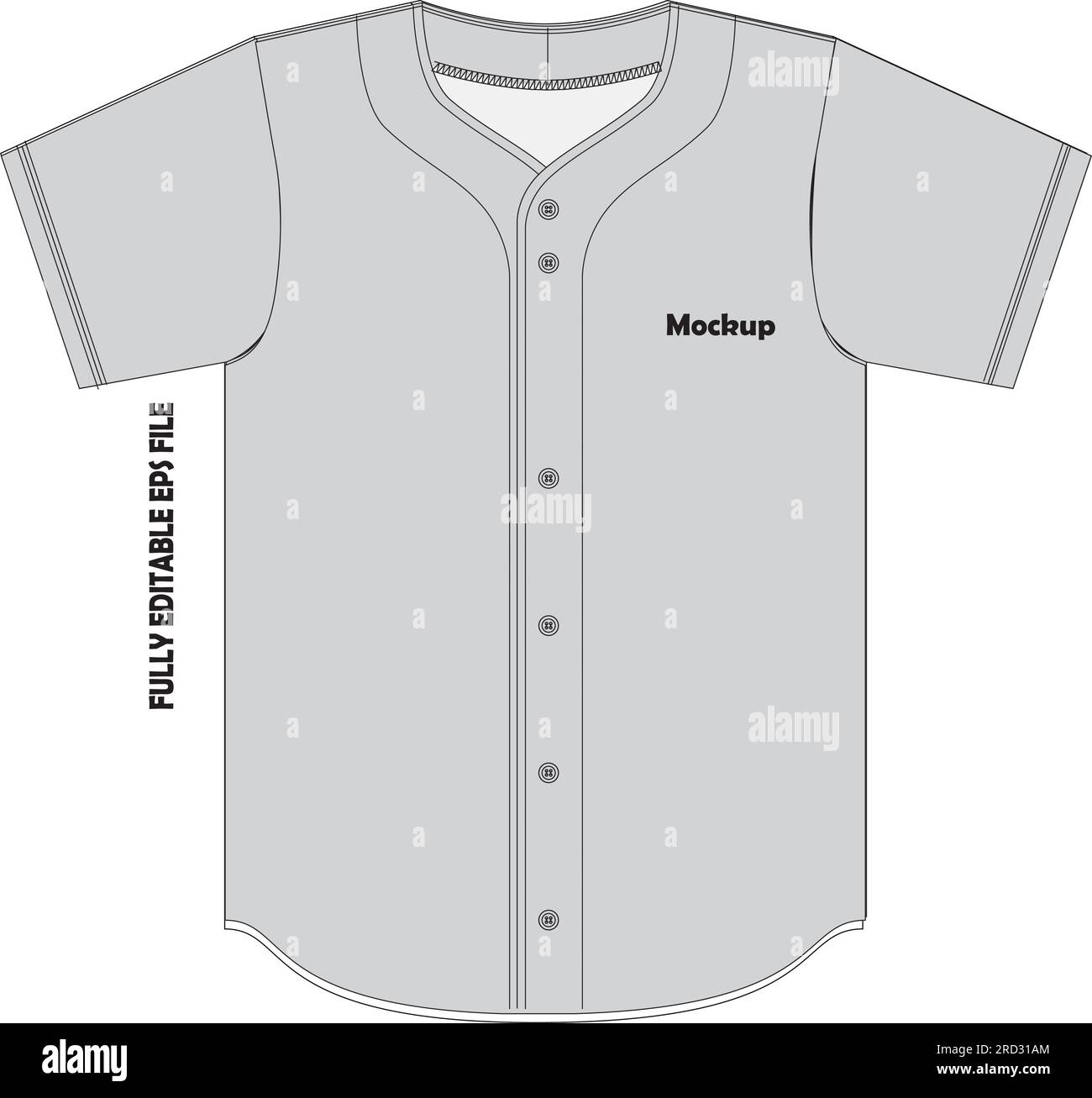Sports jersey illustration Black and White Stock Photos & Images - Alamy