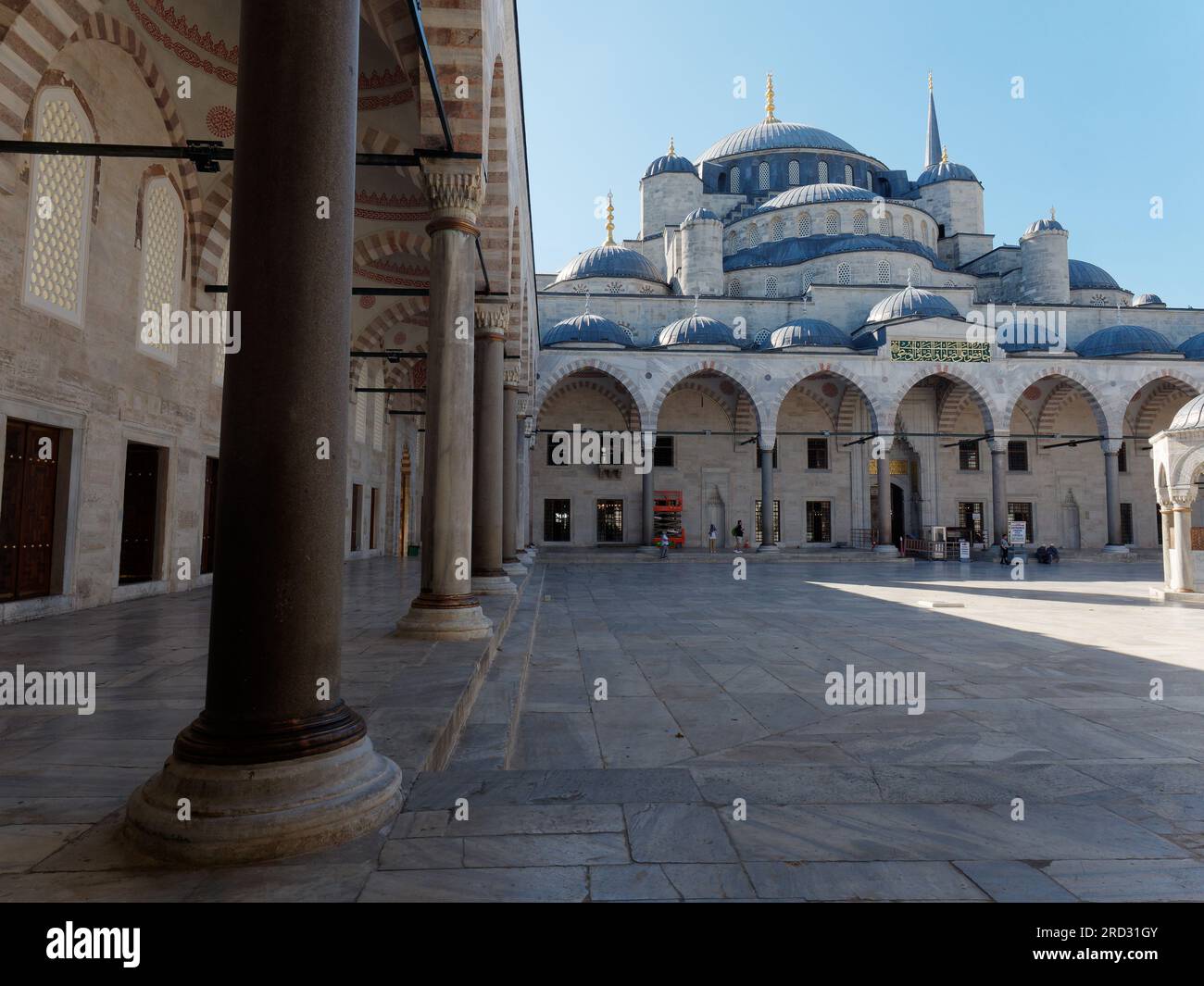 Sahn aka Courtyard of the Sultan Ahmed Mosque aka Blue Mosque on a ...