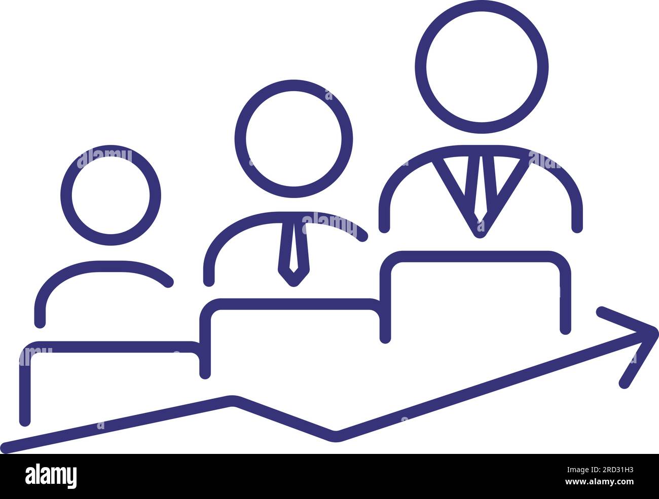 Career growth line icon Stock Vector Image & Art - Alamy