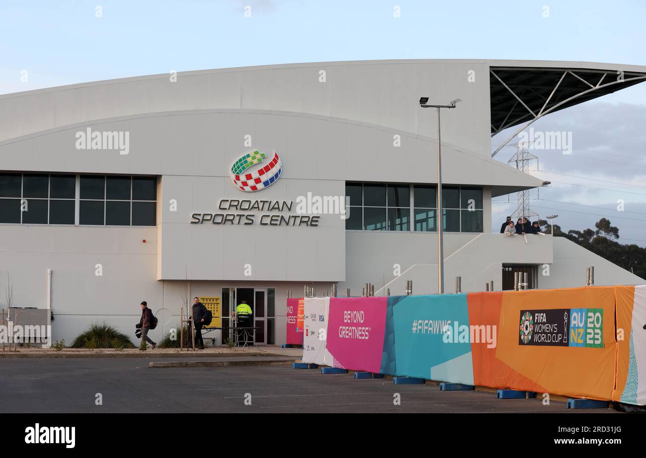 Adelaide, Australia. 18th July, 2023. Media workers walk out of the ...