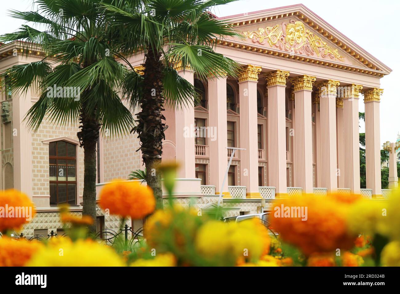 Fantastic Building of Batumi State Drama Theatre, Batumi City, Adjara ...