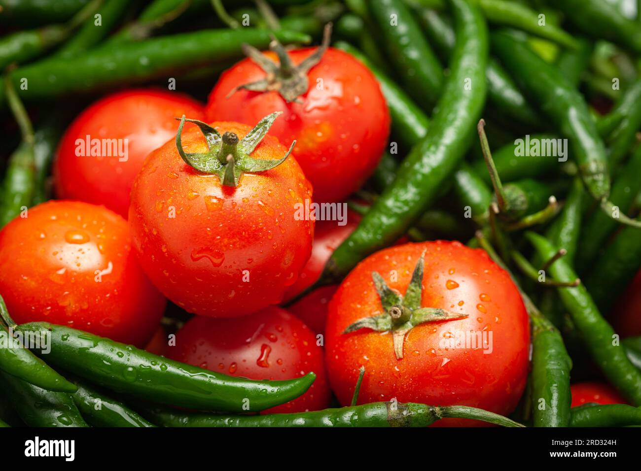 Tomato capsicum hi-res stock photography and images - Alamy